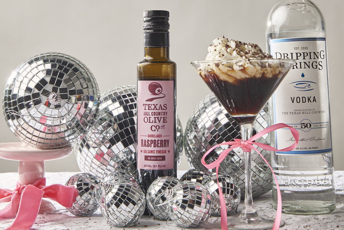 Raspberry Balsamic Cocktail with Dripping Springs Vodka – Texas Hill ...