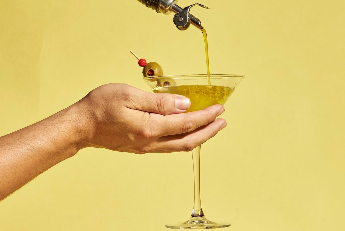 The Best Dirty Martini Cocktail Recipe – Texas Hill Country Olive Co.